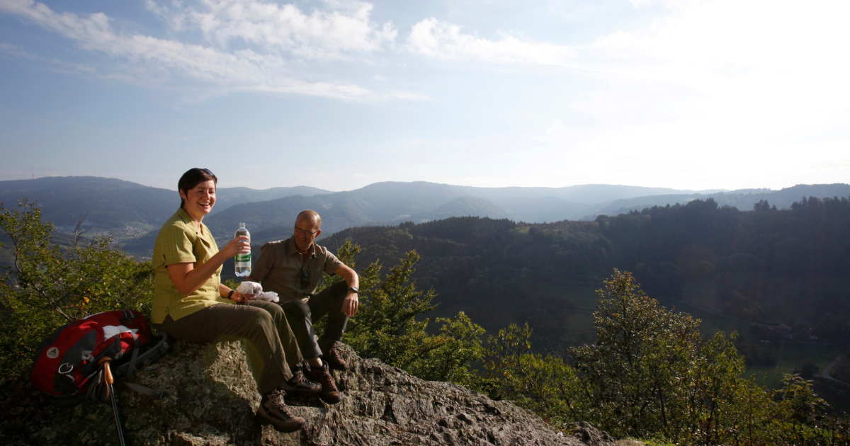 Renchtalsteig: chemin de grande randonné sur les hauteurs de la vallée de la Rench